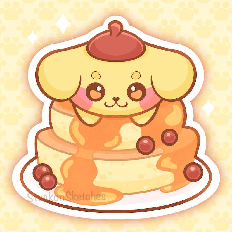 Cinnamon Roll, Pompom, and Choco Cat Vinyl Stickers Cinnamonroll ...