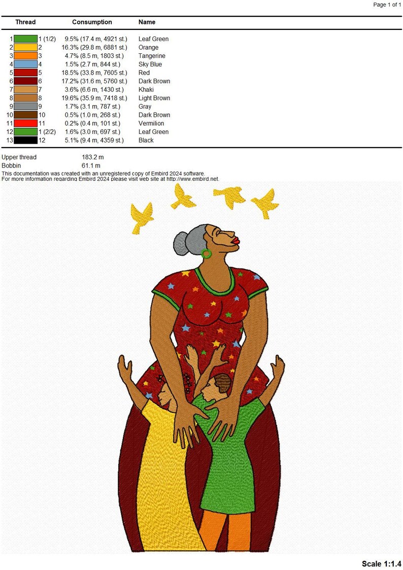 Mama, Pattern for Machine Embroidery Design, 3 Sizes, Pes, Hus, Dst ...