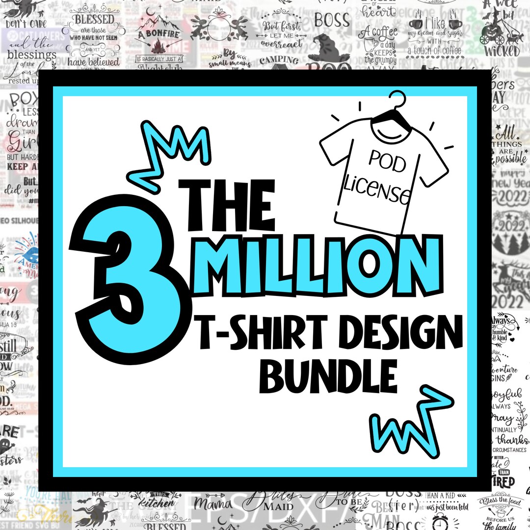 3 Million SVG Bundle - Etsy UK