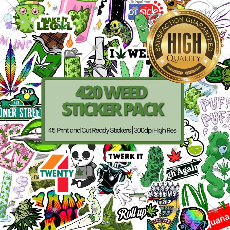 Weed Stickers - Etsy
