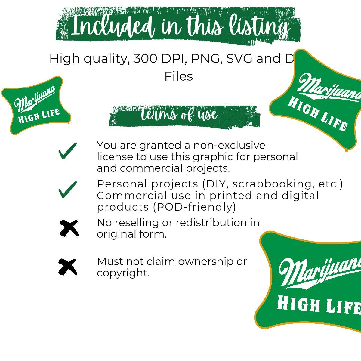 High Life SVG - Etsy