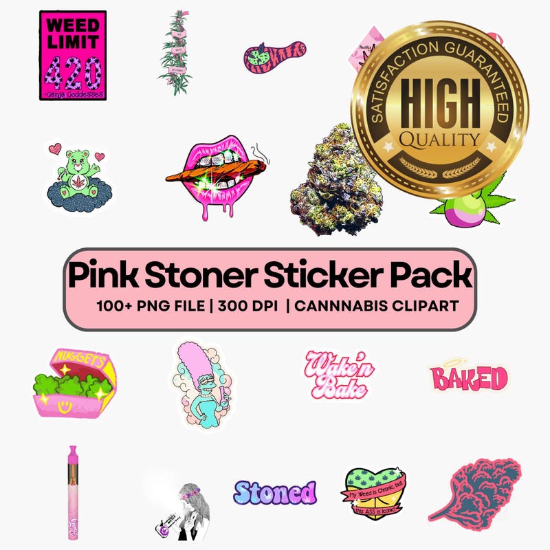 Stoner Stickers - Etsy UK