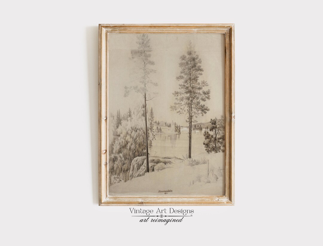 Sketch Digital Prints, Vintage Drawing, Printable Art, Antique Painting ...
