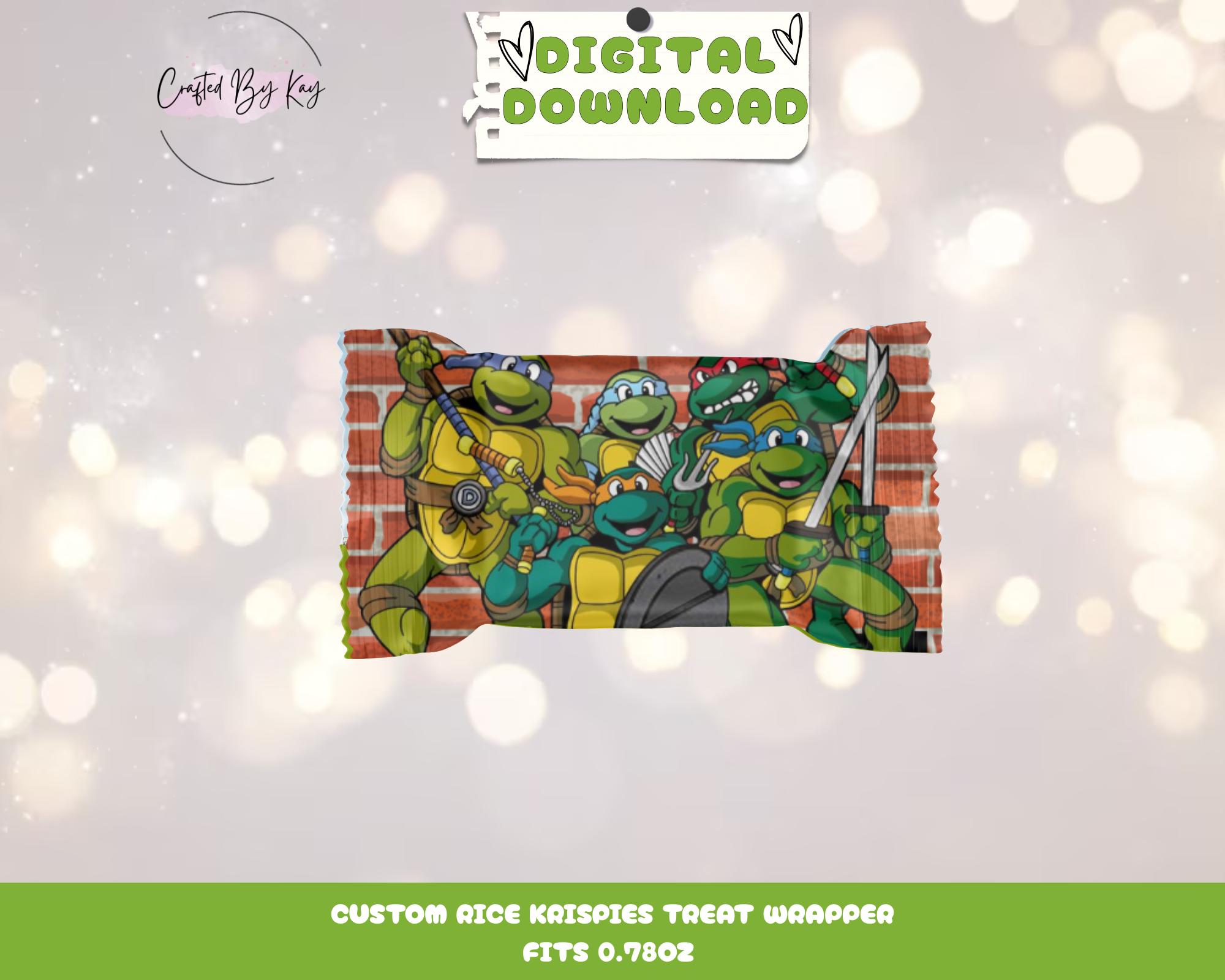 DIGITAL FILE- Ninja Turtle, Ninja Turtle Favors, Ninja Turtle Birthday ...