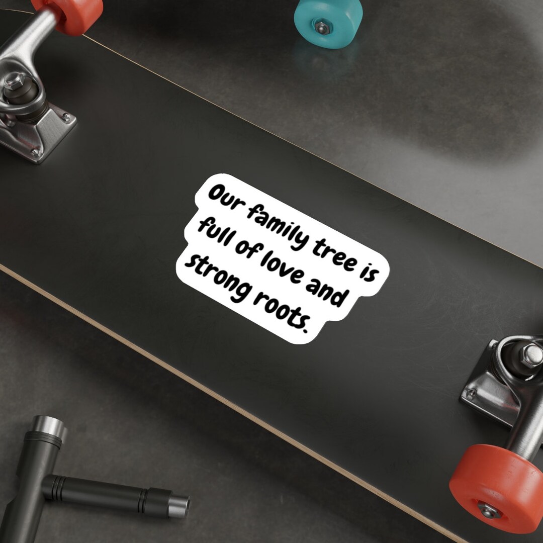 Our Family Tree is Full of Love and Strong Roots Die-cut - Etsy