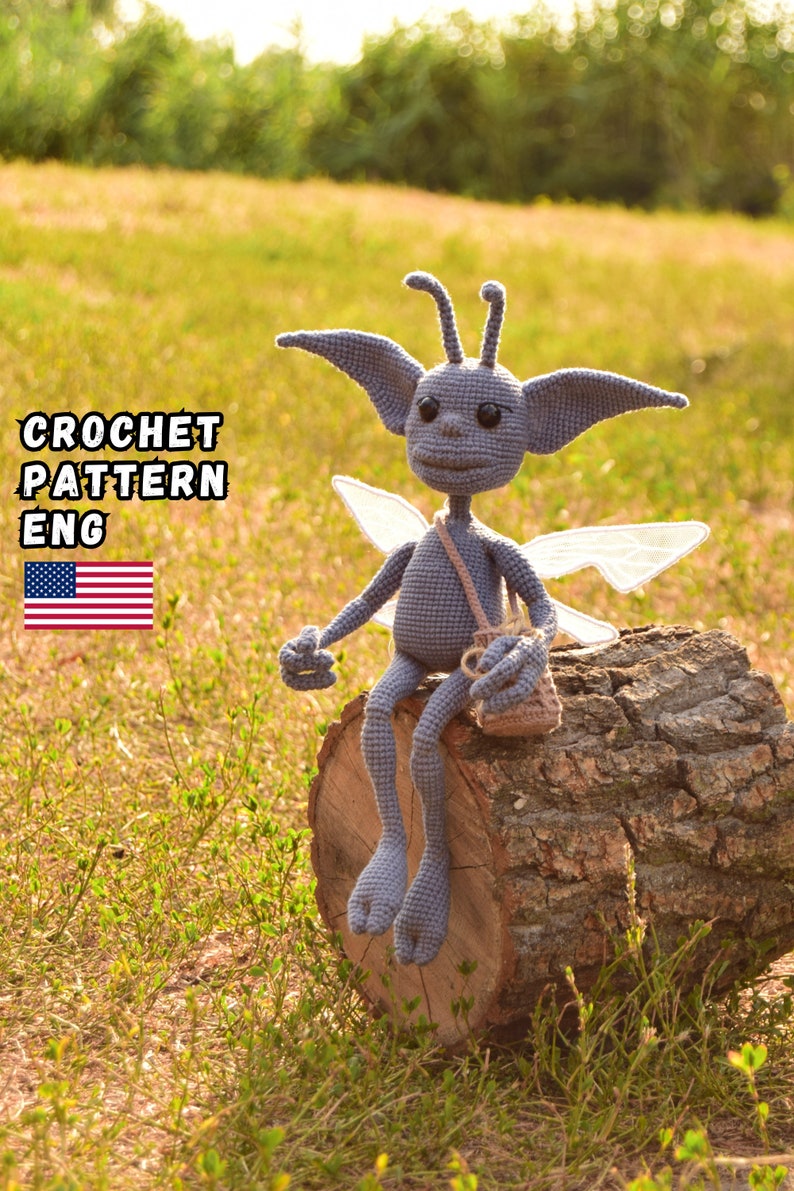 Pixie Fairy Magical Creature DIY Crochet Pattern Amigurumi Tutorial PDF ...