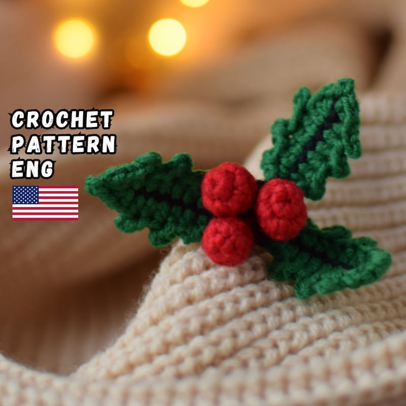 Crochet Brooch Pattern - Etsy
