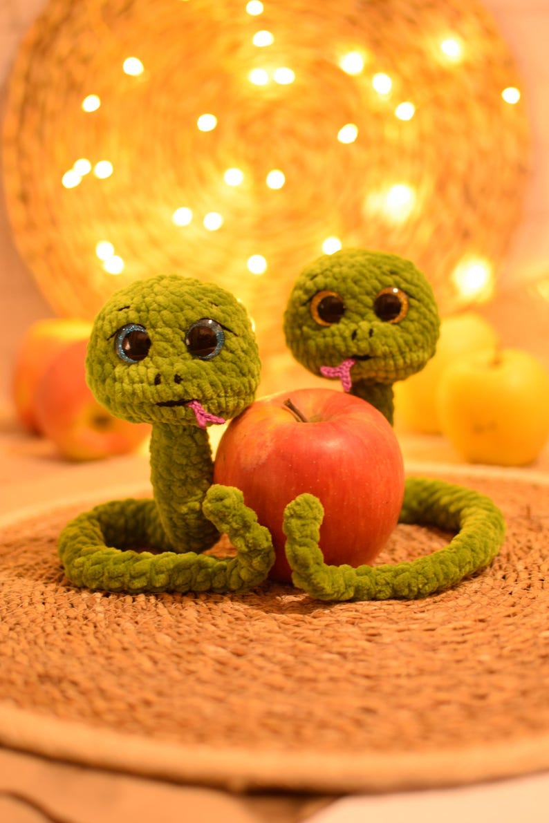 Snake Amigurumi Pattern, Crochet Snake Pattern, Cute Snake Easy ...