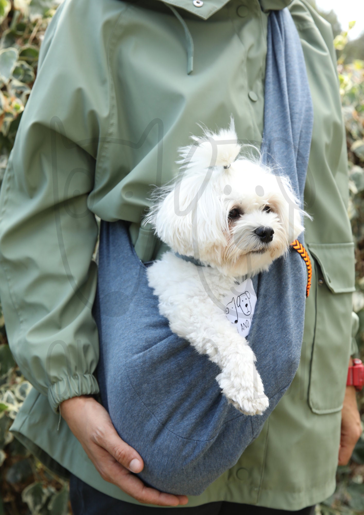 Dog Carrier, Dog Sling and Carrier for Small Dogs, Puppy Sling Carrier ...