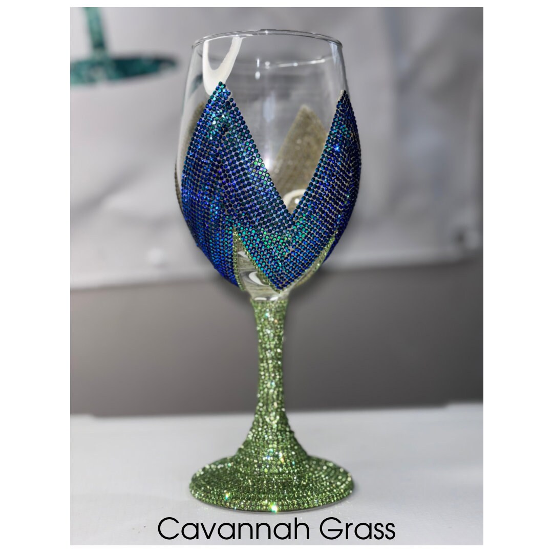 14oz Customized Elegant Wine Glasses - Etsy