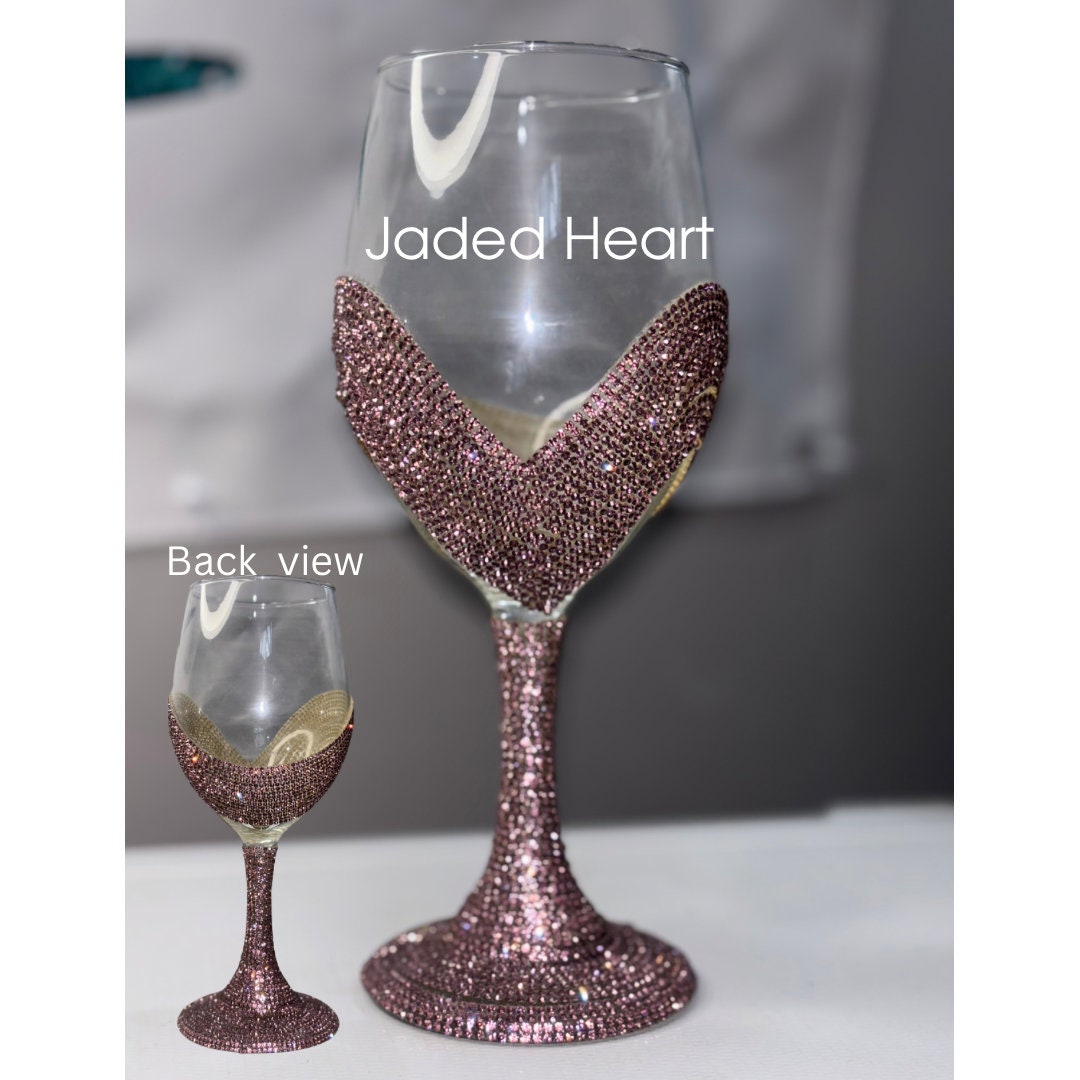 14oz Customized Elegant Wine Glasses - Etsy