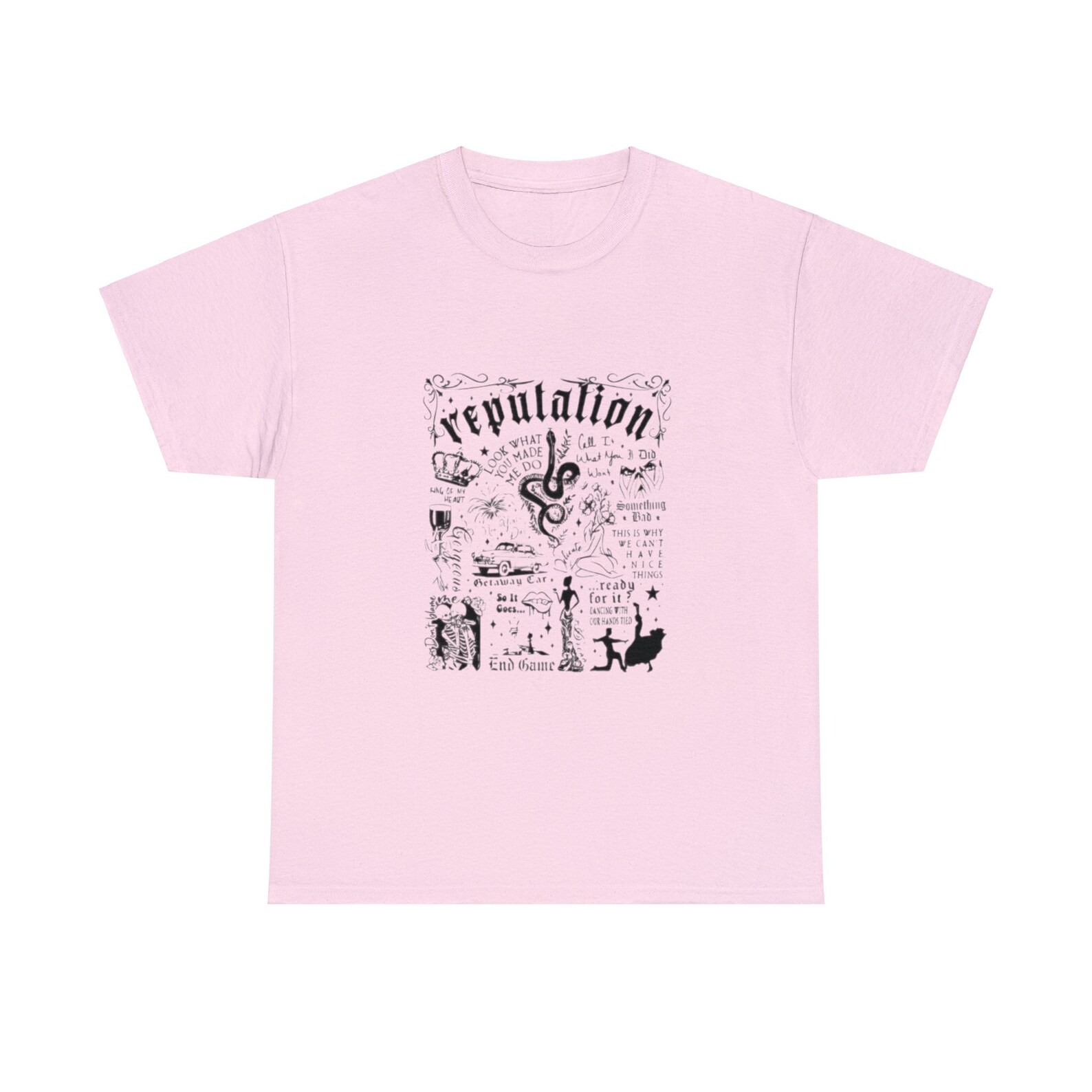 Reputation Shirt, Taylor Swift Reputation, Reputation Merch, Reputation ...