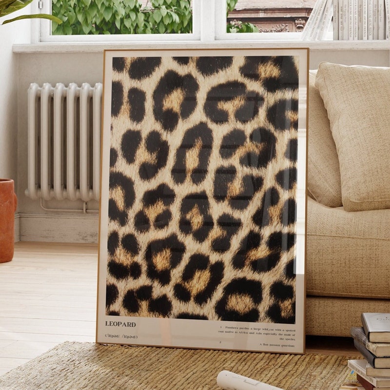 Leopard Print Office - Etsy