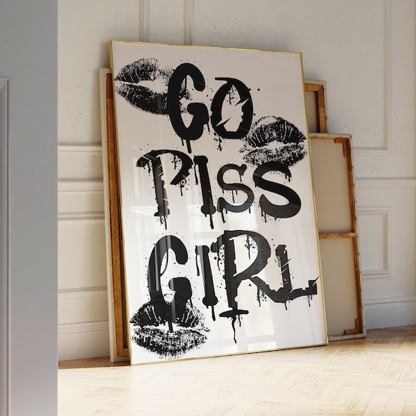 Go Piss Girl Etsy