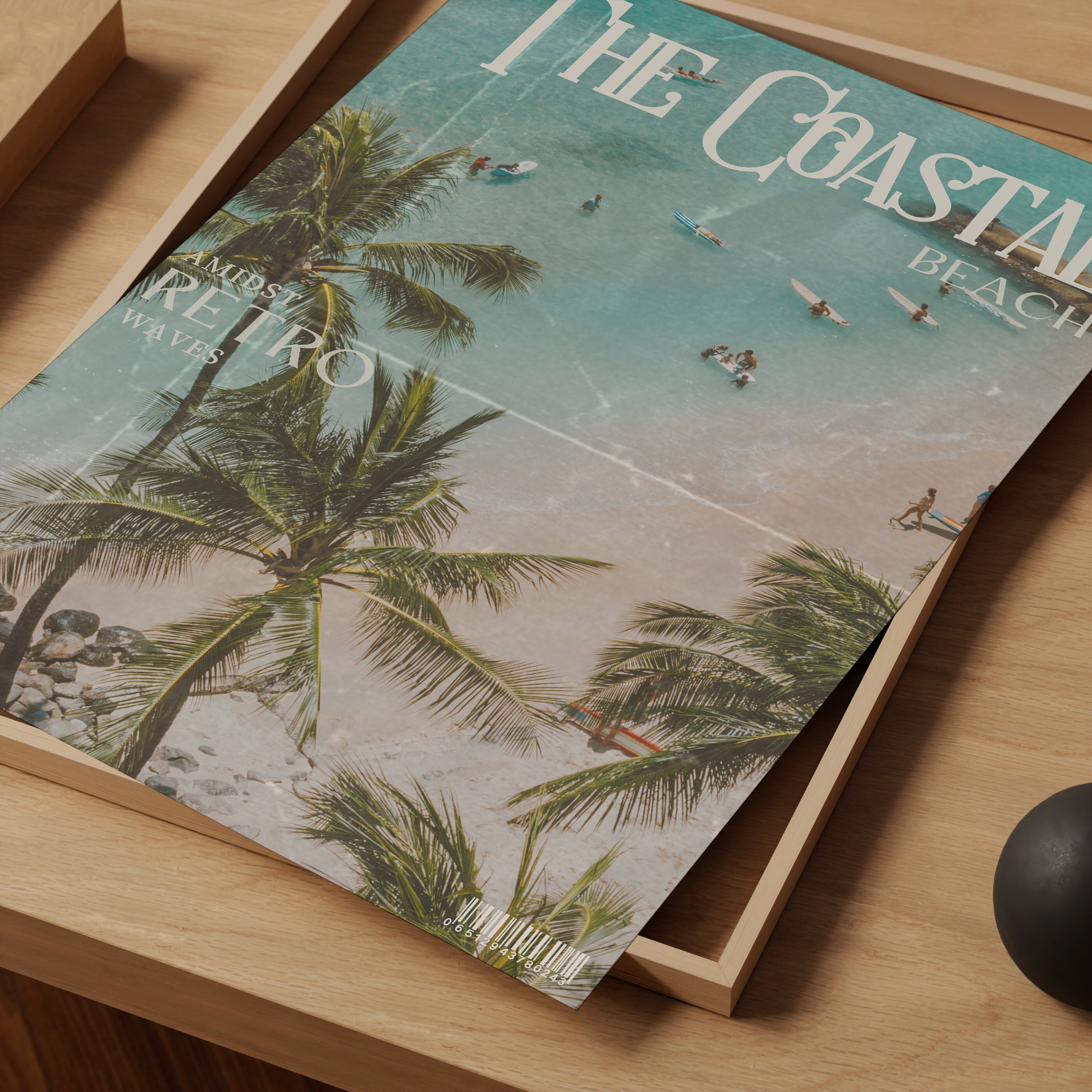 Retro Coastal Beach Magazine Art Print: Summer Decor (digital Download ...