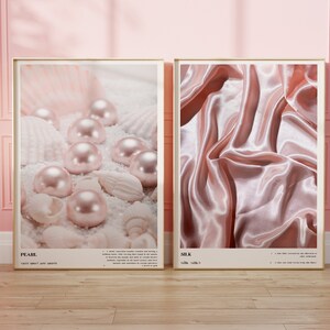 Pink Wall Prints, Girly Wall Art (digital Download) - Etsy