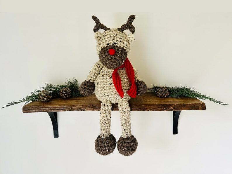 Chunky Reindeer Crochet Pattern PDF - Etsy