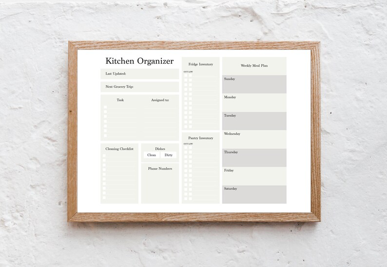 Kitchen Organizer - Etsy