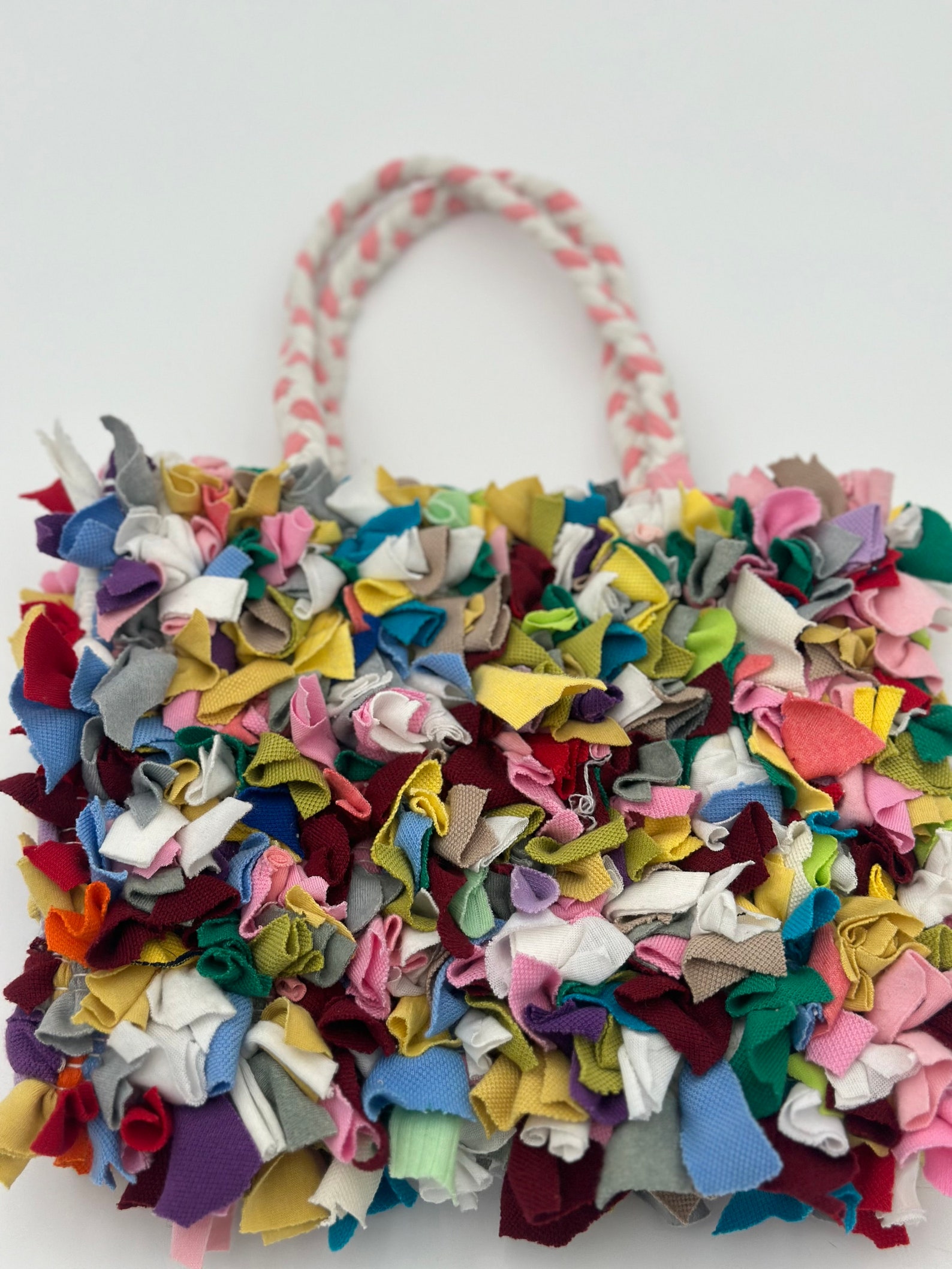 Handmade Unique Colorful, Upcycled Fabric, Cotton Cutouts, Handwoven ...