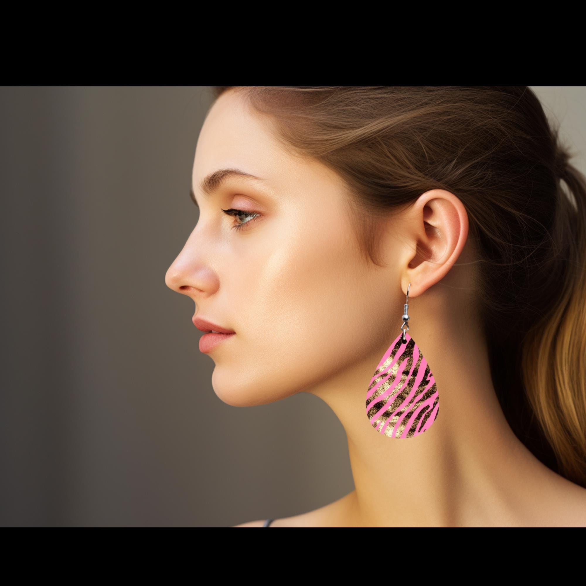 Glam Teardrop Earring Sublimation Template (PNG, PDF) - Etsy