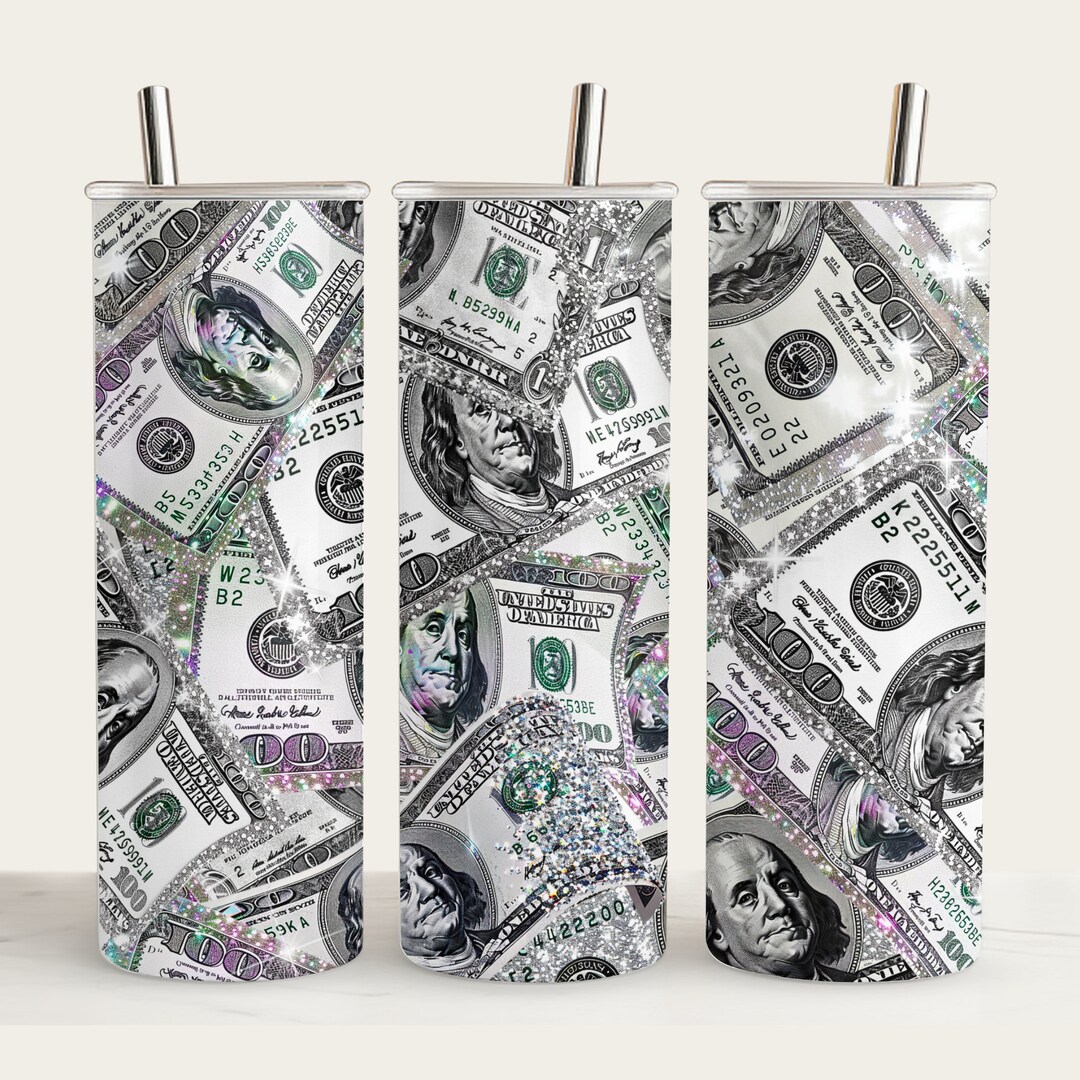 Diamond Money Tumbler Wrap /money Sublimation / Money PNG / Boss Babe ...
