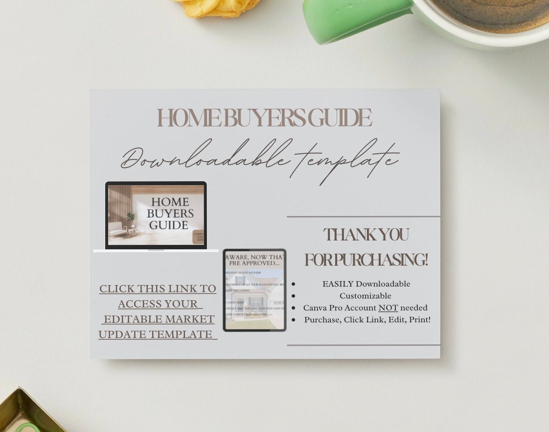 Home Buyers Guide Template, Editable Home Buyer Presentation for ...