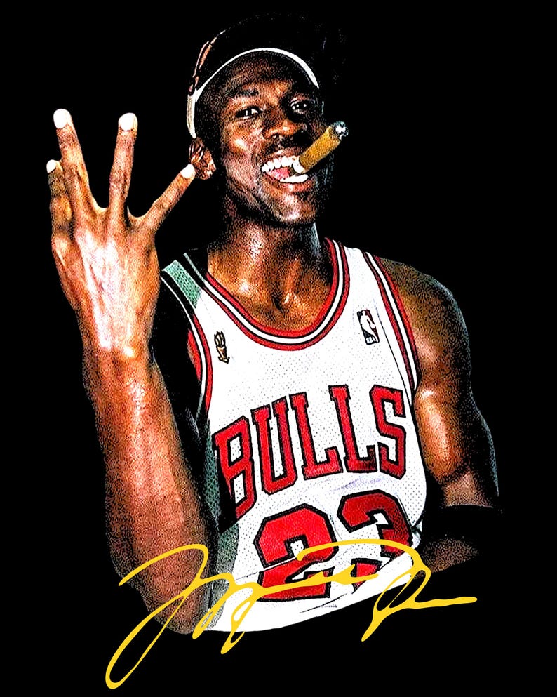 Jordan Cigar MJ Png, DTF Ready to Print, Black Knockout and Full Color ...