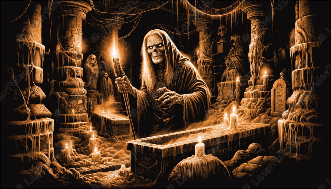 The Crypt Keeper Laser Engrave Image | Laser Burn PNG File | 3D Laser ...
