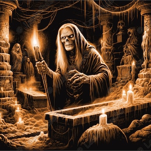 The Crypt Keeper Laser Engrave Image | Laser Burn PNG File | 3D Laser ...