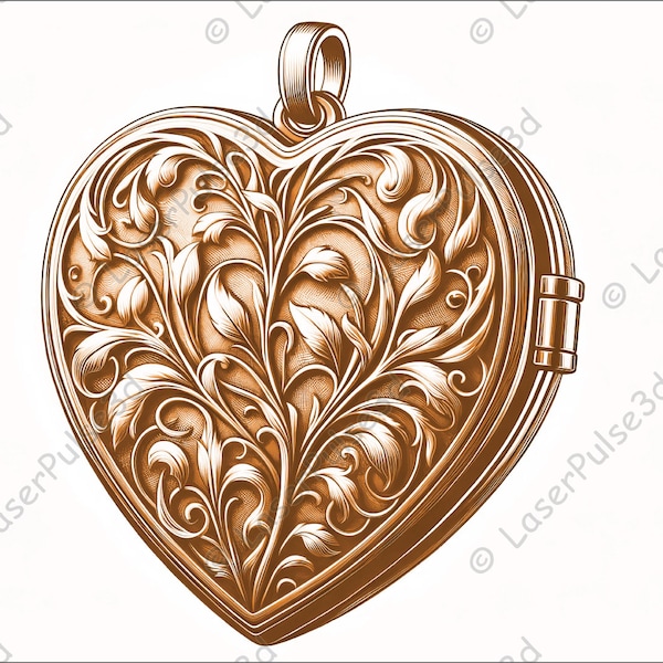 3d Laser Locket - Etsy