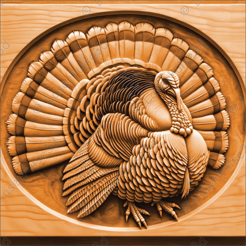 3d Illusion Turkey Png - Etsy