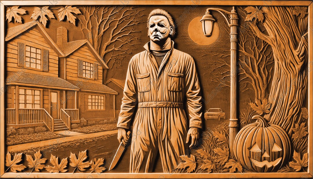 Boogeyman Laser Engrave Image | Laser Burn PNG File | 3D Laser Ready ...