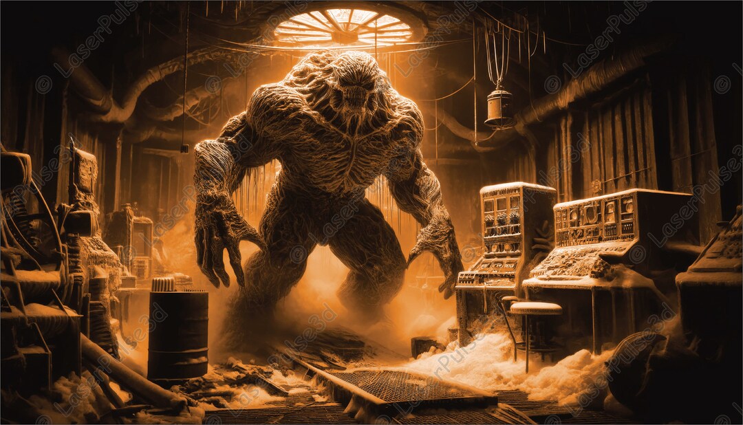 The Thing Laser Engrave Image | Laser Burn PNG File | 3D Laser Ready ...