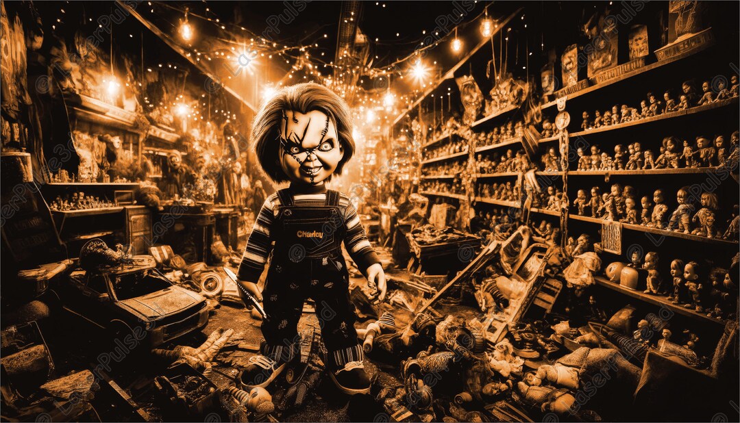 Sinister Chucky Laser Engrave Image Laser Burn PNG File 3D Laser Ready ...