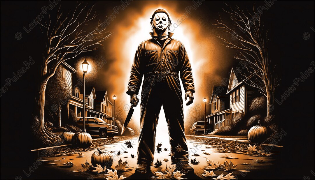 Boogeyman Laser Engrave Image | Laser Burn PNG File | 3D Laser Ready ...