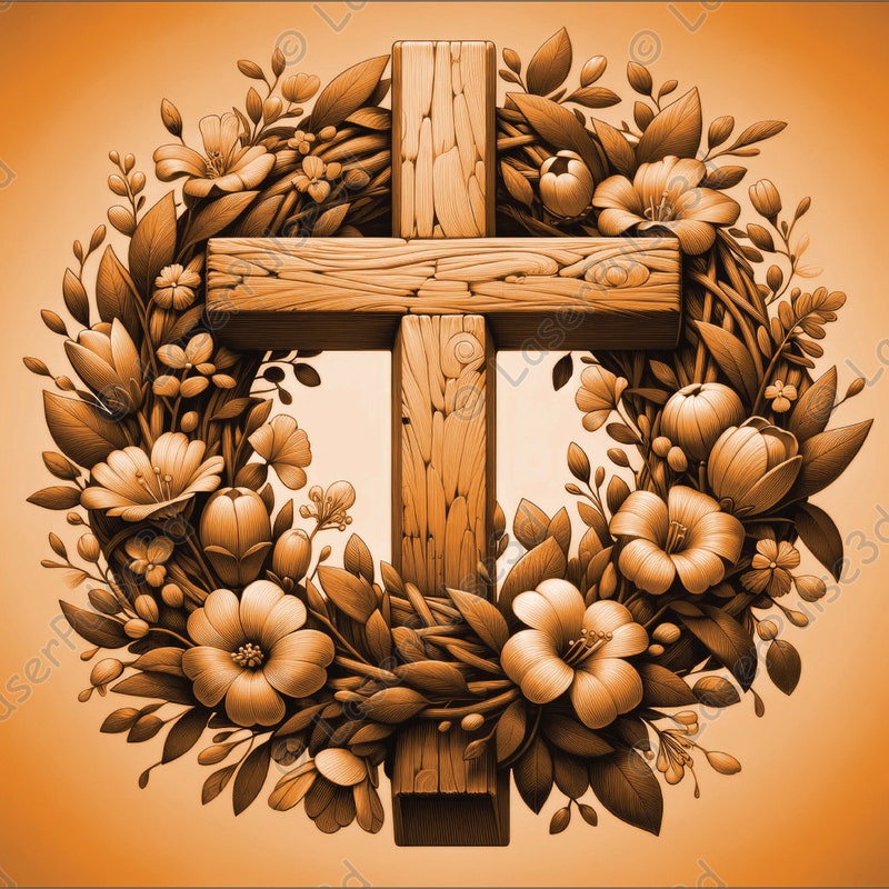 Wood Burned Cross - Etsy