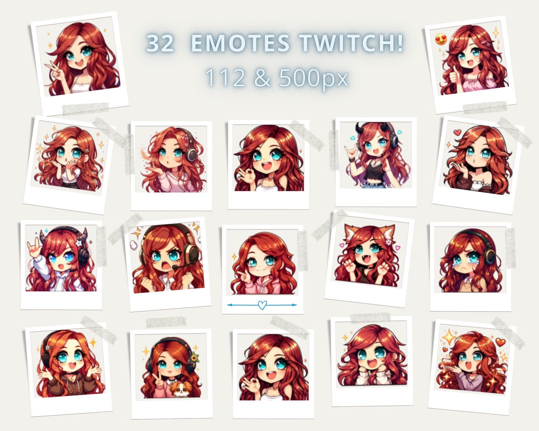 Twitch Emotes, Discord Emotes, Cute Emotes,girl Emotes, Anime Emotes ...