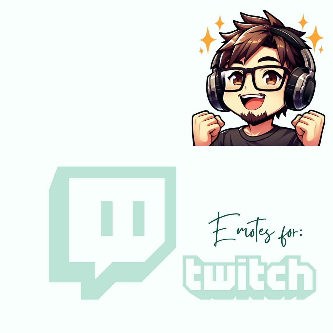 Twitch Emotes, Guy With Glasses Emotes, Discord Chibi Emotes, Anime Boy ...