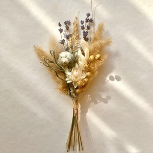 Mini Dried Flower Bouquet Easter Table Centrepiece Wildflowers Posy ...
