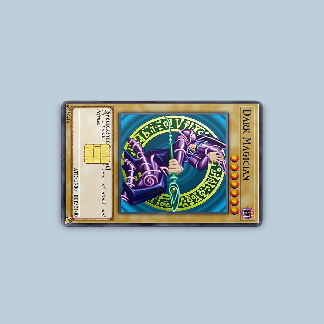 Dark Magician Credit Debit Card Skin Cover - Etsy