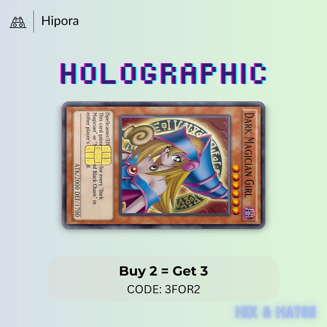 Dark Magician Girl Credit Debit Card Skin Cover - Etsy