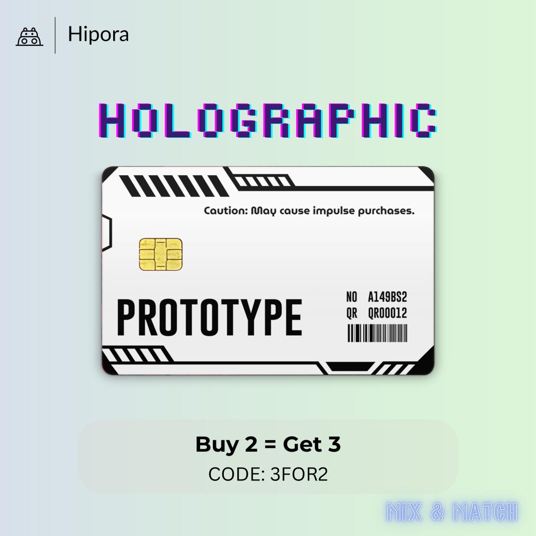 Cyberpunk Inspired Prototype Credit Debit Card Skin - Etsy