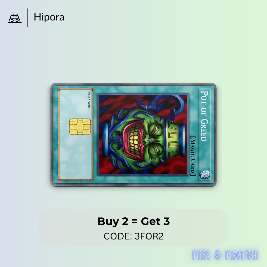 Pot of Greed Credit Debit Card Skin Cover - Etsy