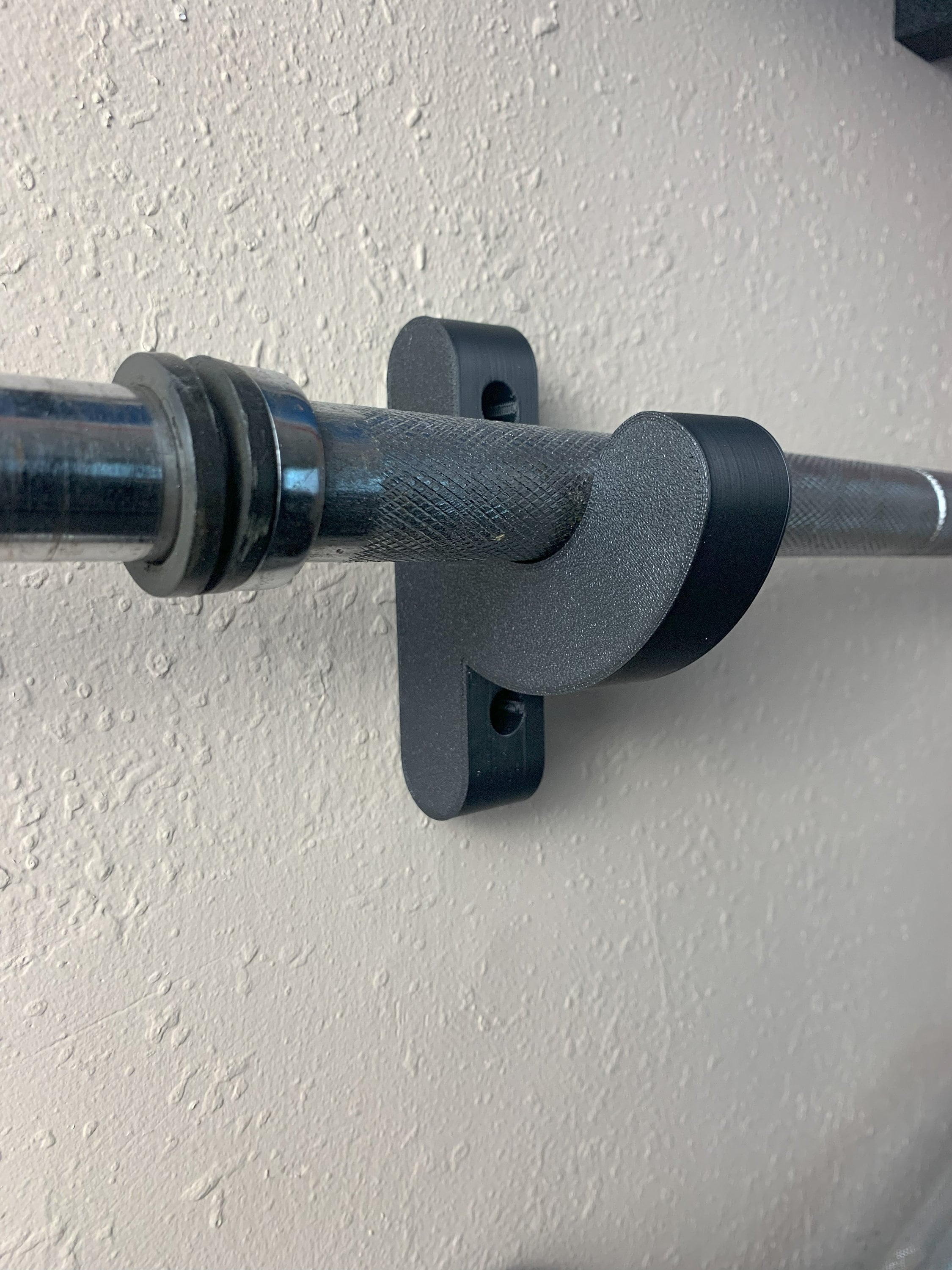 Barbell Wall Mount | Home Gym Accessory Storage | Curl Bar Mount | Lat ...