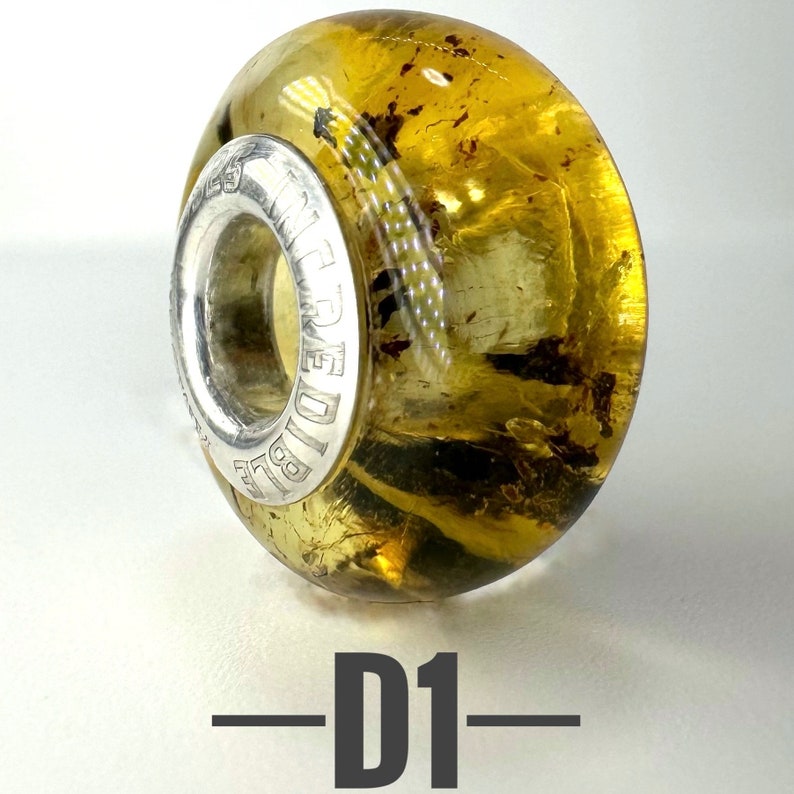 Natural Stone Charms Bead Dominican Amber Mineral Crystal, Pandora ...