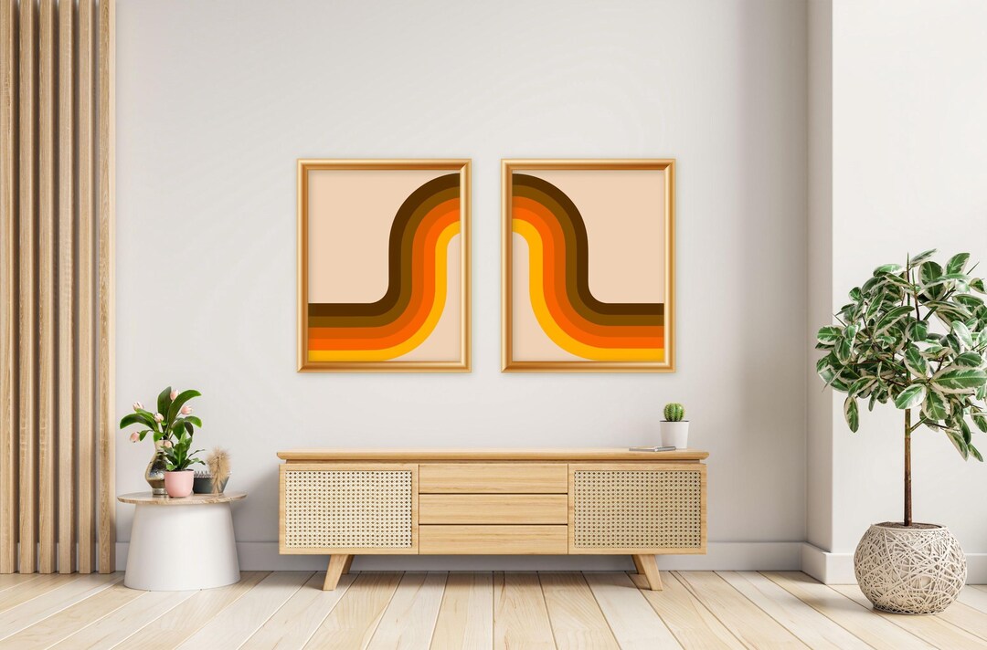 70s Poster, 70s Wall Art, Digital Download, Midcentury Modern Wall Art ...