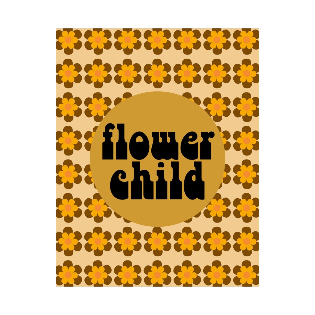 70s Poster, Retro Poster, Hippie, 70s Wall Art, 1970s, 70s Home Decor ...