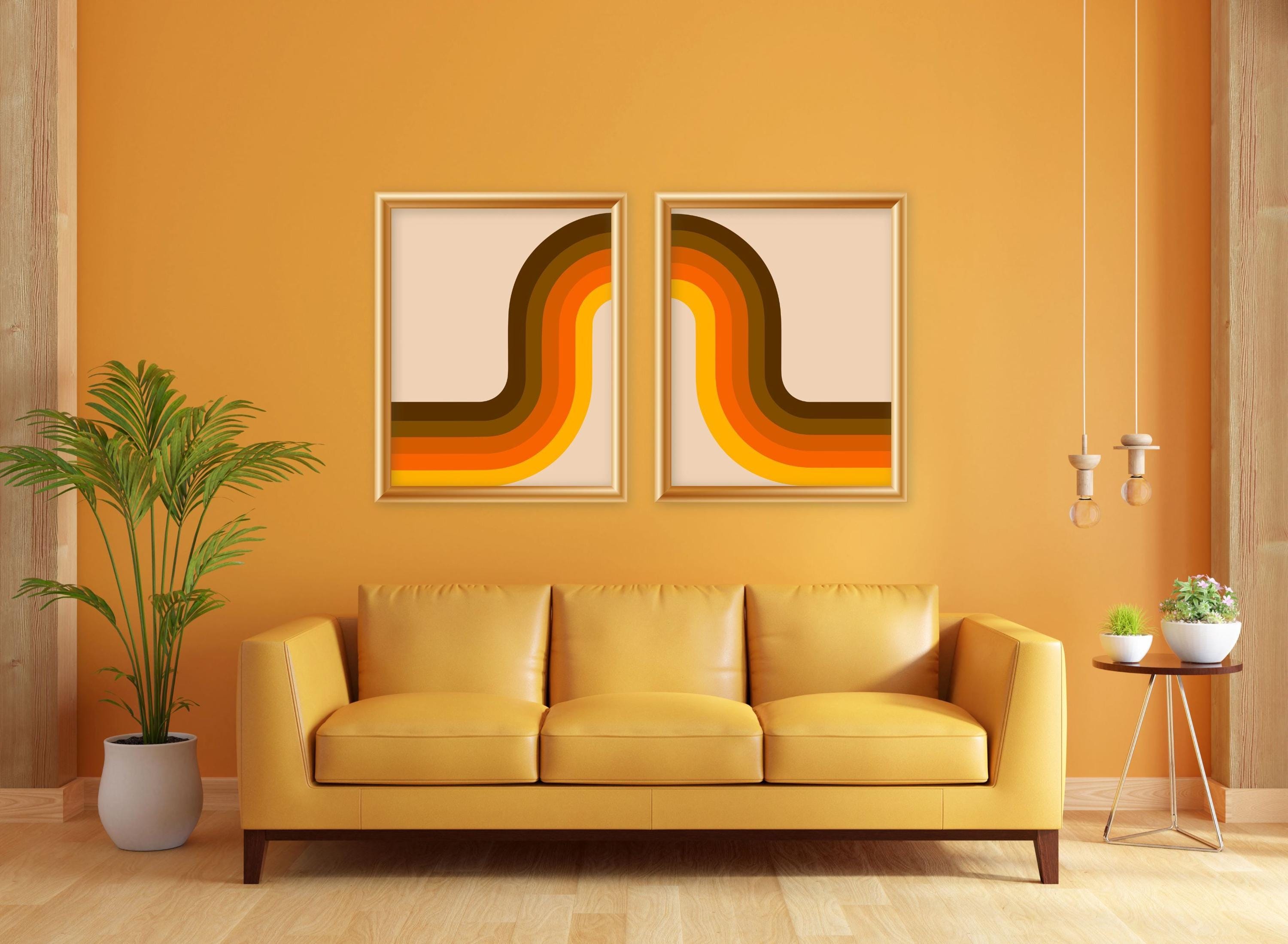 70s Poster, 70s Wall Art, Digital Download, Midcentury Modern Wall Art ...