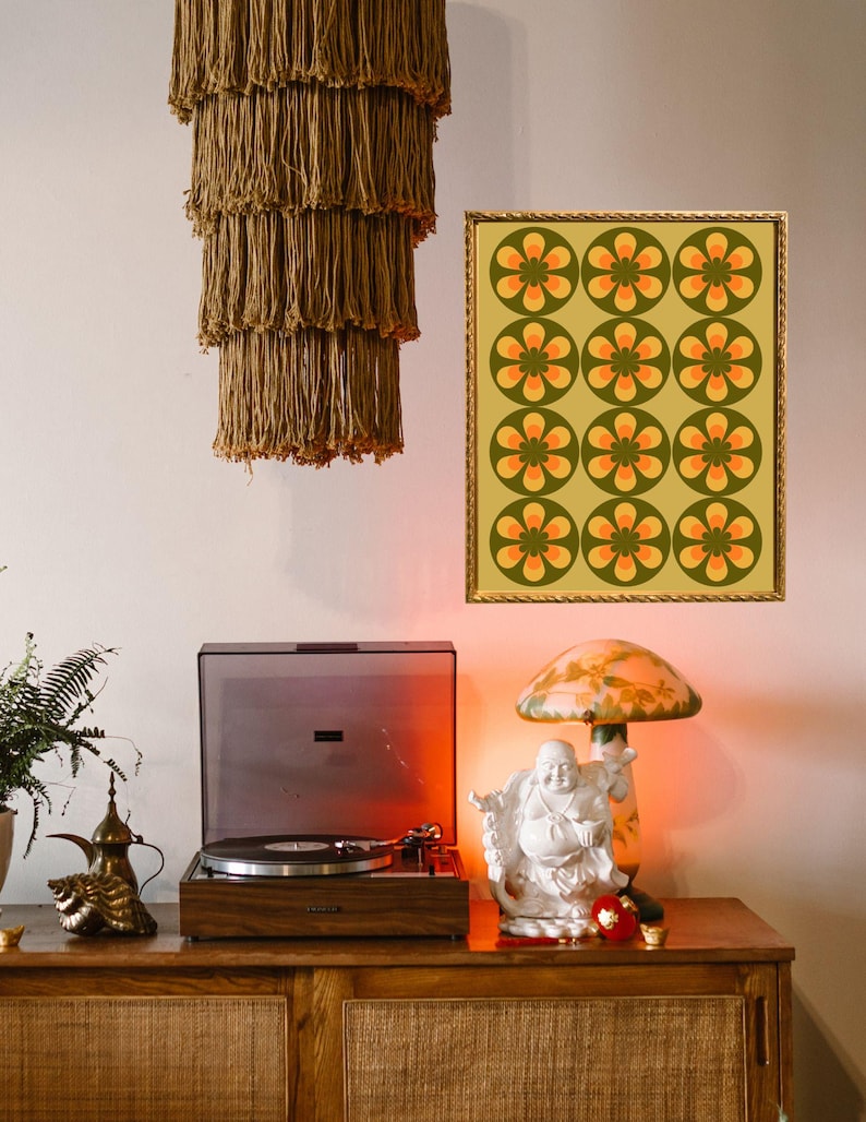 70s Printable, 70s Wall Art, 70s Digital Print, Boho, Digital Download ...