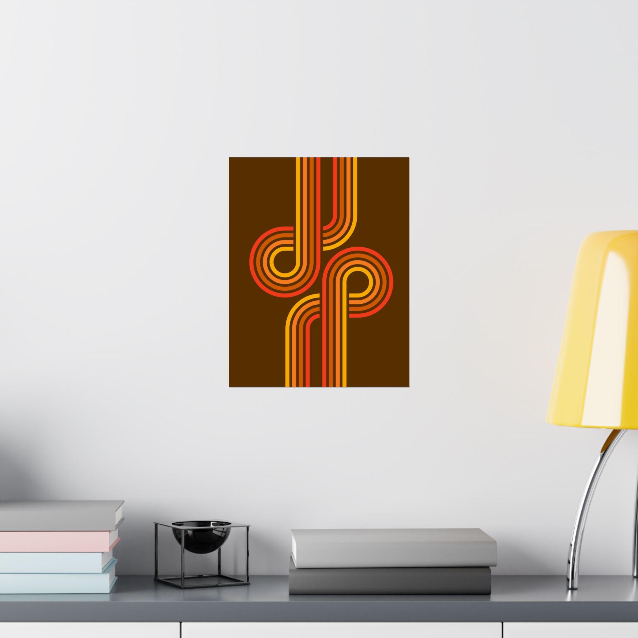70s Poster, Retro Poster, 70s Sunset, 70s Wall Art, 1970s, 70s Home ...